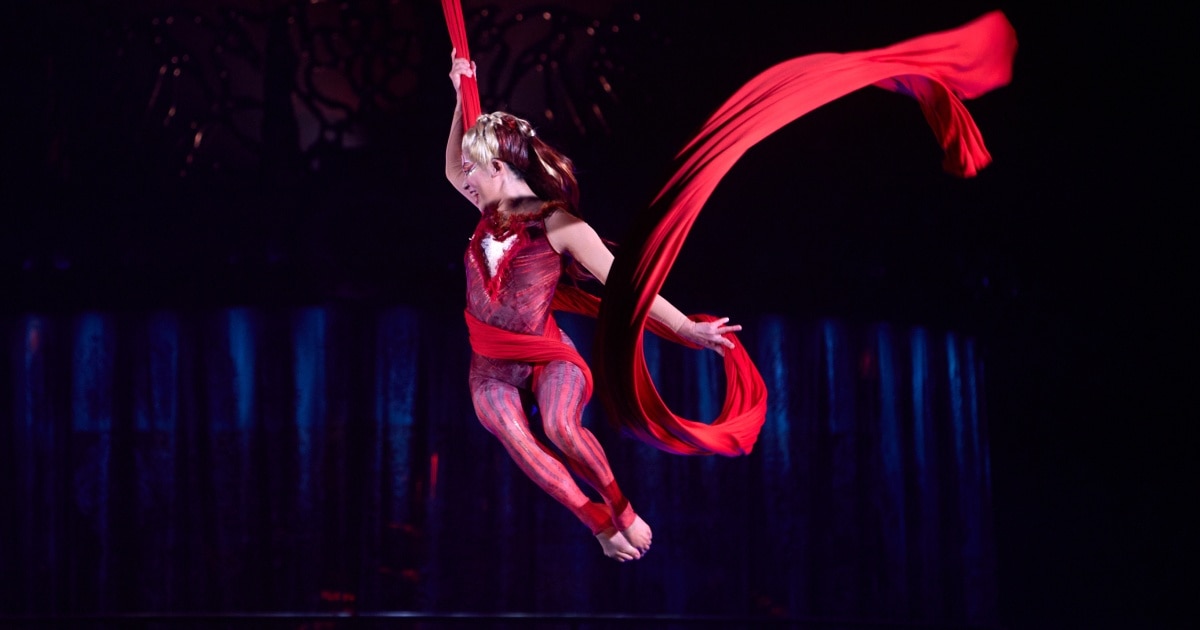 dancer doing an aerial